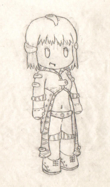 Slinger Class - female sketch by MoonlightMelody on DeviantArt