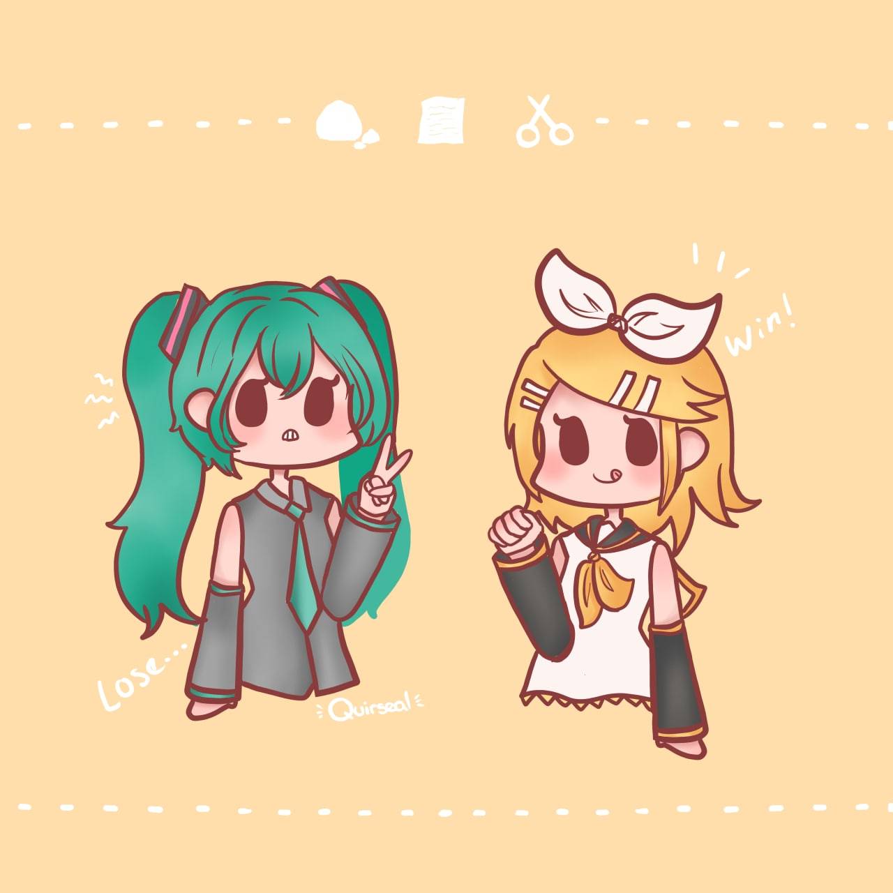 Miku Rin By Quirseal On Deviantart