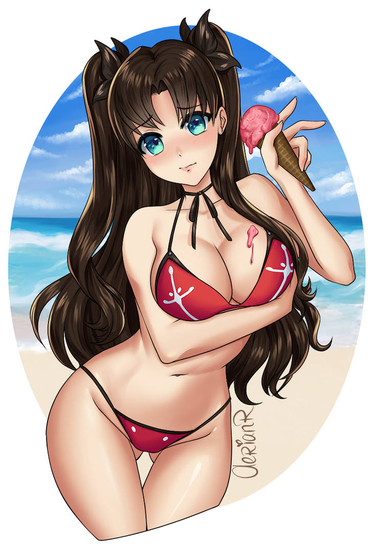 Commission Rin Tohsaka By Aerianr On Deviantart