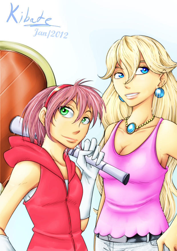 Peach Vs Amy Or Something By Kibate On Deviantart