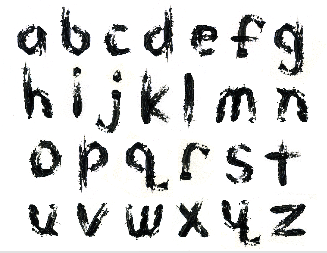 Razor Font lowercase. by grafiks on DeviantArt