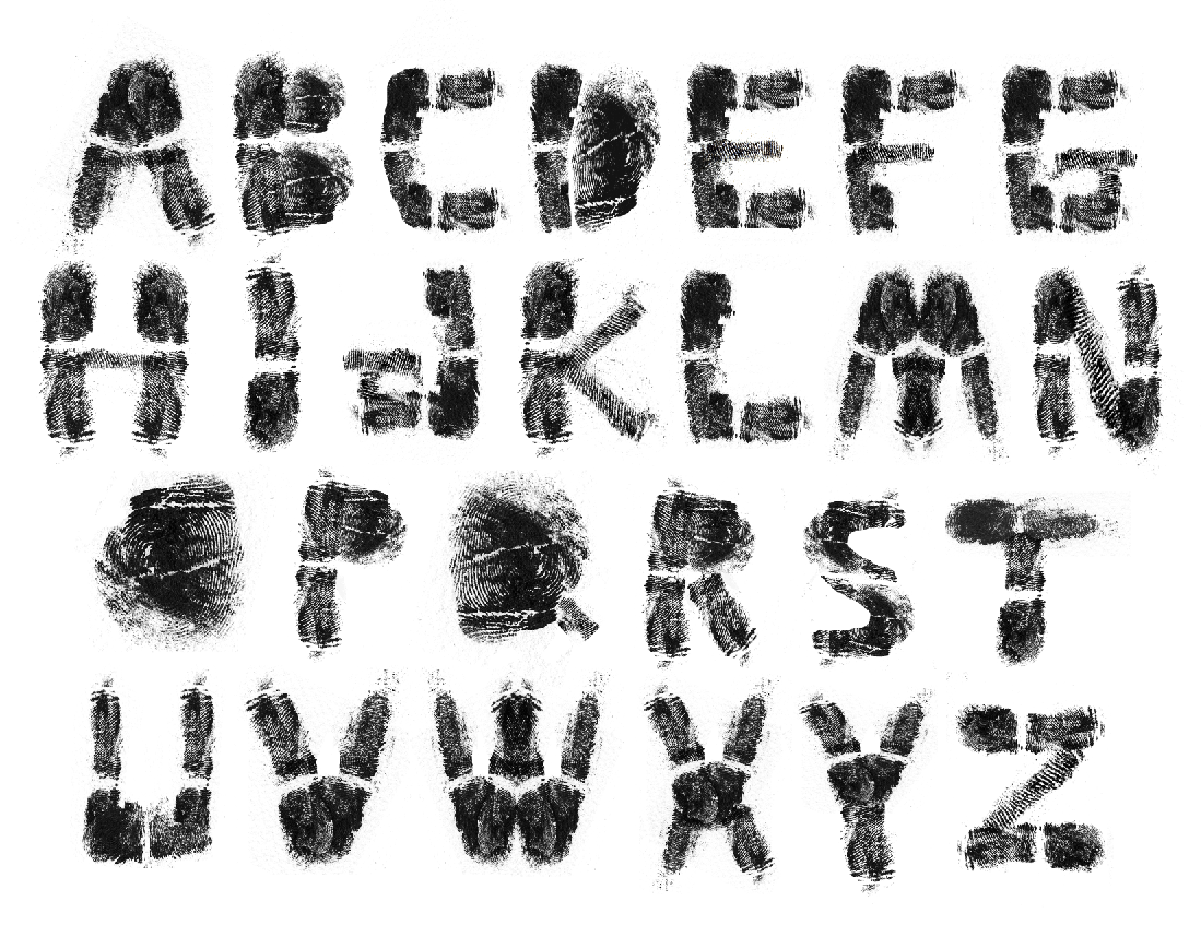Finger Font Uppercase by grafiks on DeviantArt