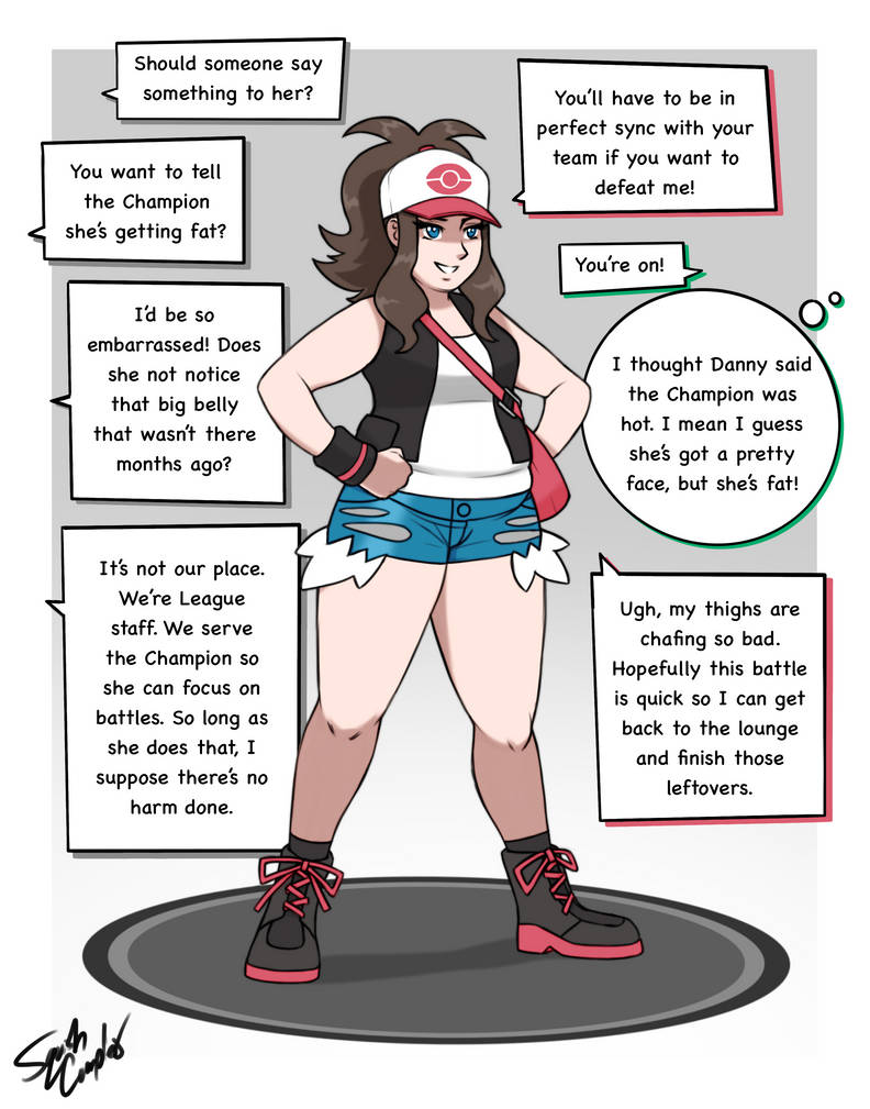 Hilda Pokemon Weight Gain Sequence Part 3 By Squishcomplex On