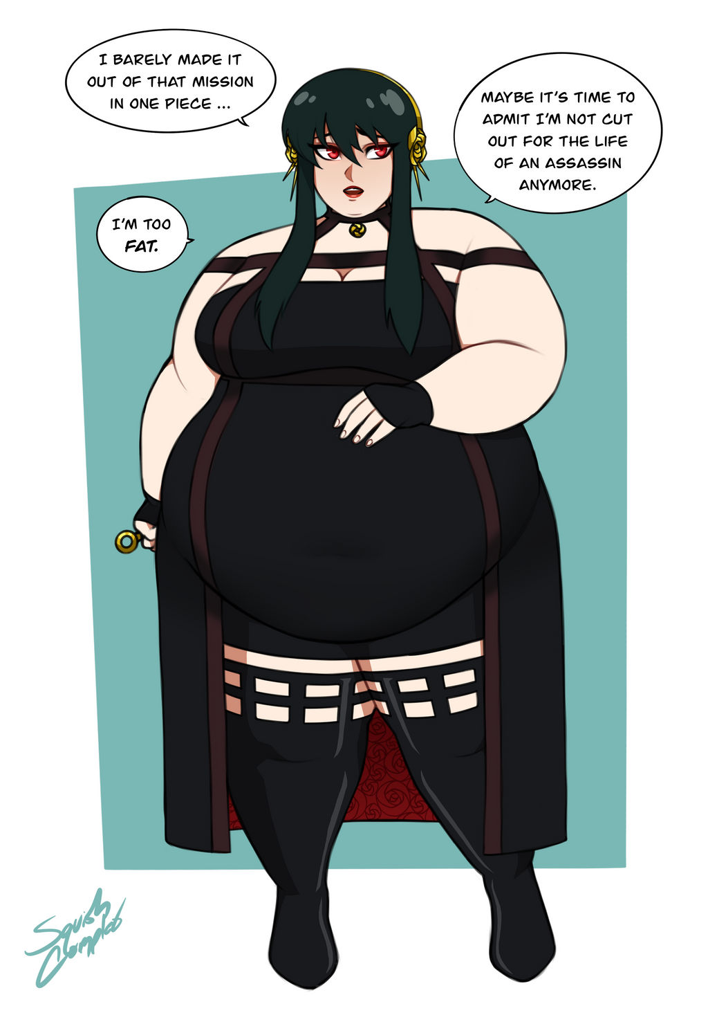 Yors Weight Gain Part 6 By Squishcomplex On Deviantart