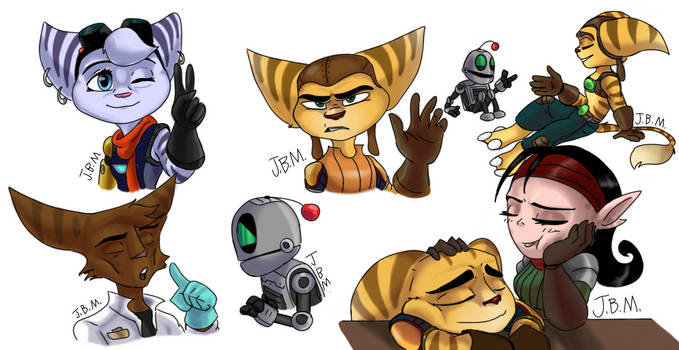 Multiple Characters on Ratchet-n-Clank-Art - DeviantArt Multiple Characters on Ratchet-n-Clank-Art - DeviantArt