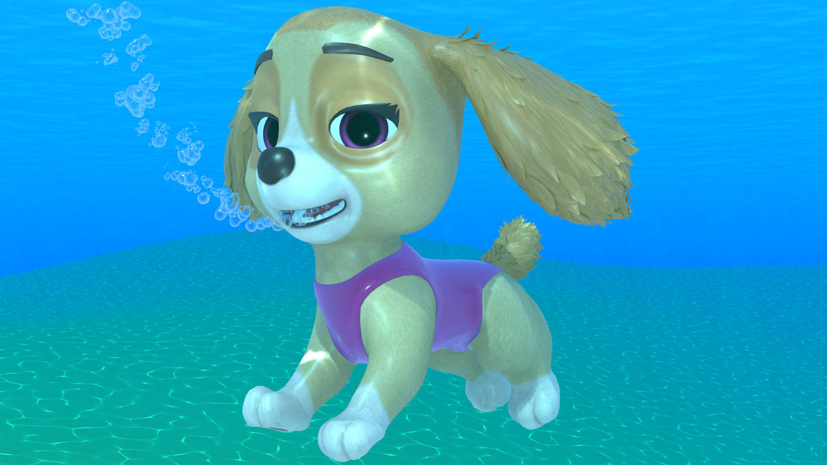 Skye Underwater By Kuby64 On Deviantart