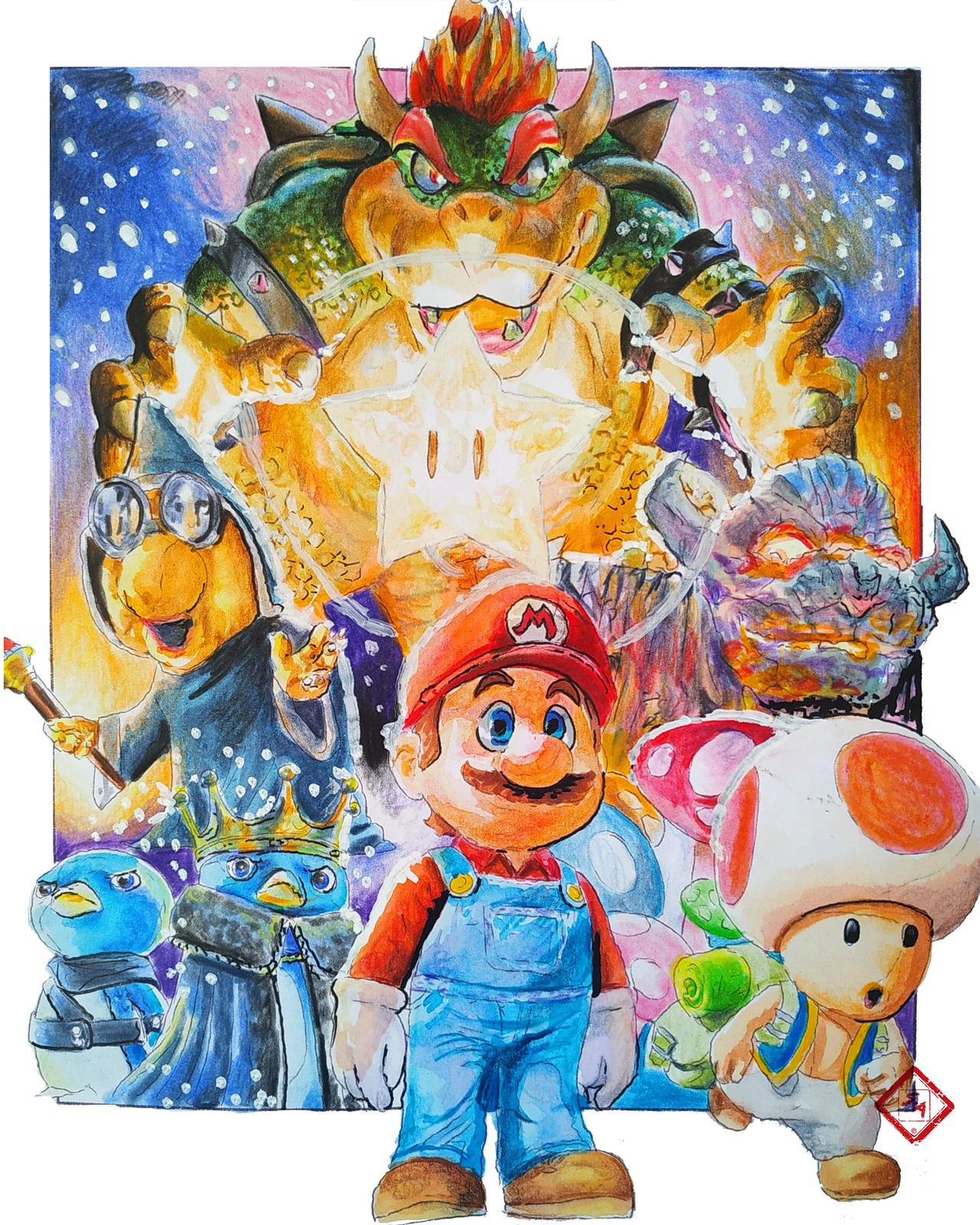 Super Mario Bros By Sagaaxel On Deviantart