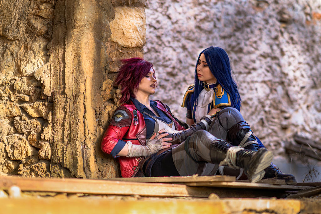 Caitlyn Vi Arcane Cosplay By Angiev Cosplay On Deviantart