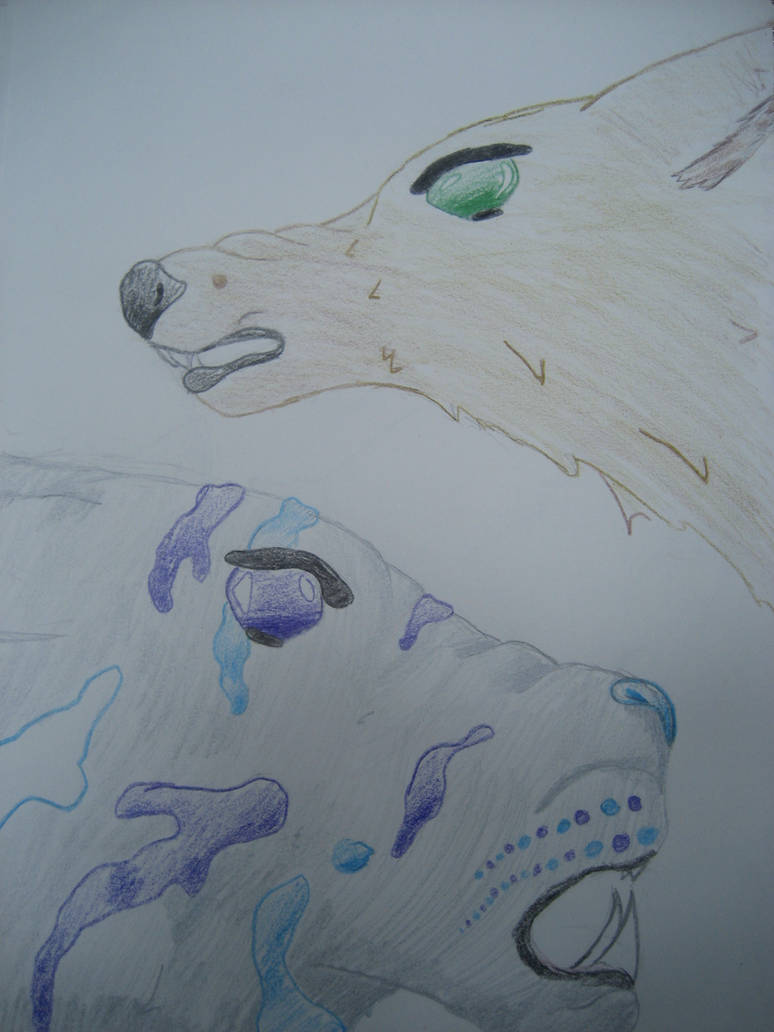 Wolf Vs. Tiger by NiTieras-Dreams on DeviantArt