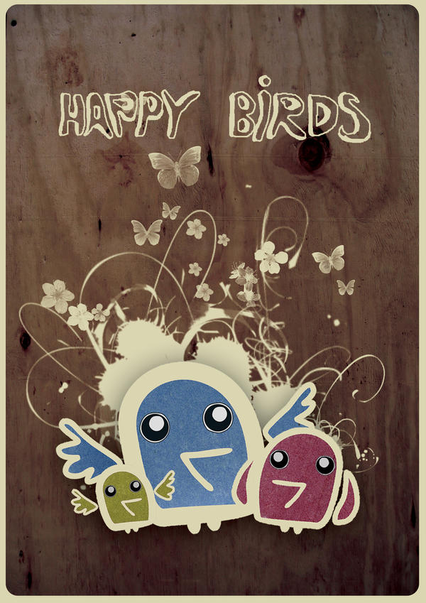 happy birds 2 by Sabi-Krabi on DeviantArt