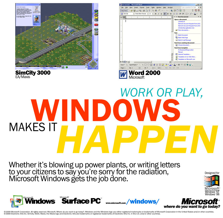 3000 + 2000: Windows Makes It Happen By Thebc On Deviantart