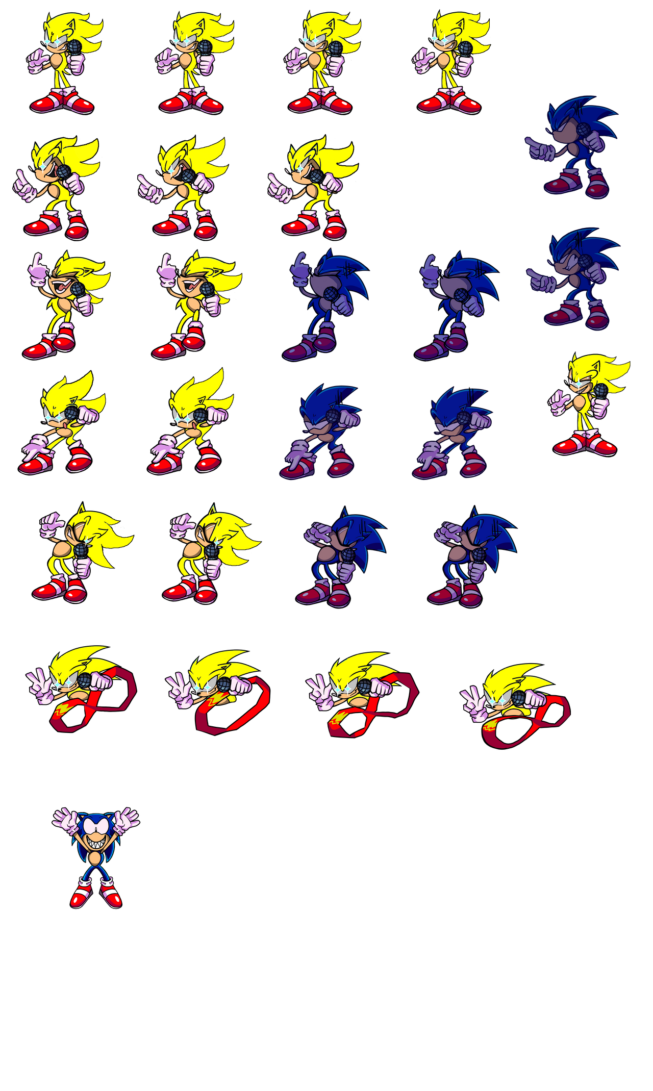 Super Sonic spritesheet by Theblueseamteamsonic on DeviantArt Super Sonic spritesheet by Theblueseamteamsonic on DeviantArt