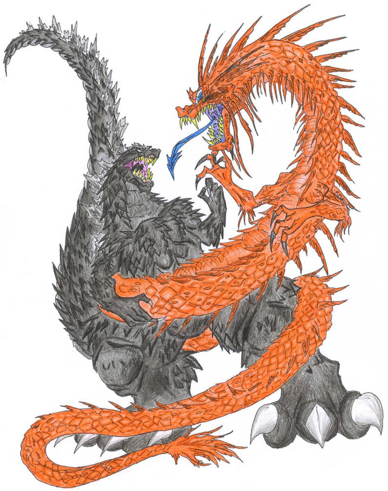 Godzilla vs Cordano. by ChaosGhidorah on DeviantArt Godzilla vs Cordano. by ChaosGhidorah on DeviantArt