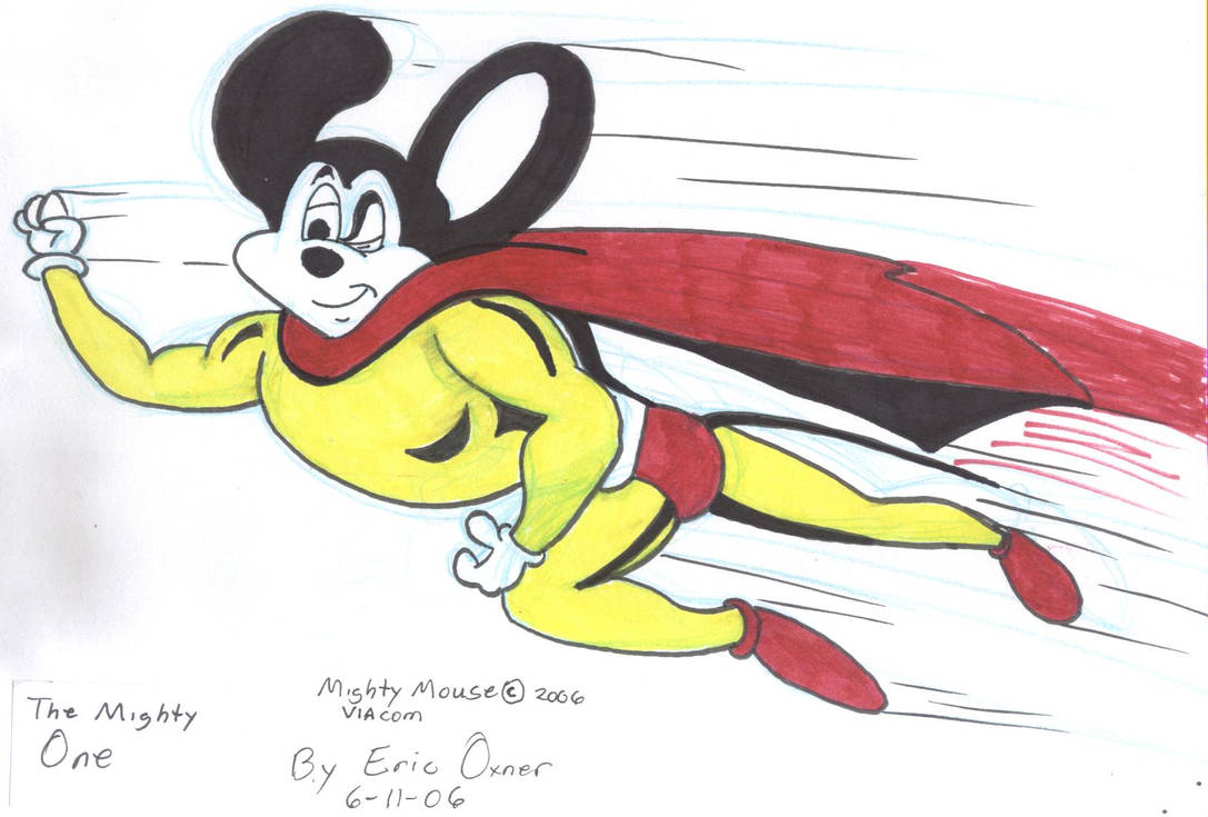 Mighty Mouse art by Erics1967 on DeviantArt