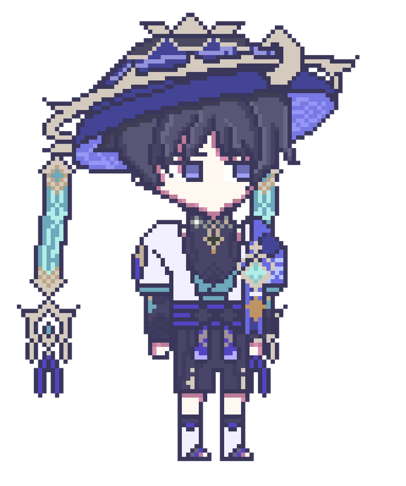 Genshin Impact - Wanderer Pixel Ver. by Mirajinsan on DeviantArt Genshin Impact - Wanderer Pixel Ver. by Mirajinsan on DeviantArt