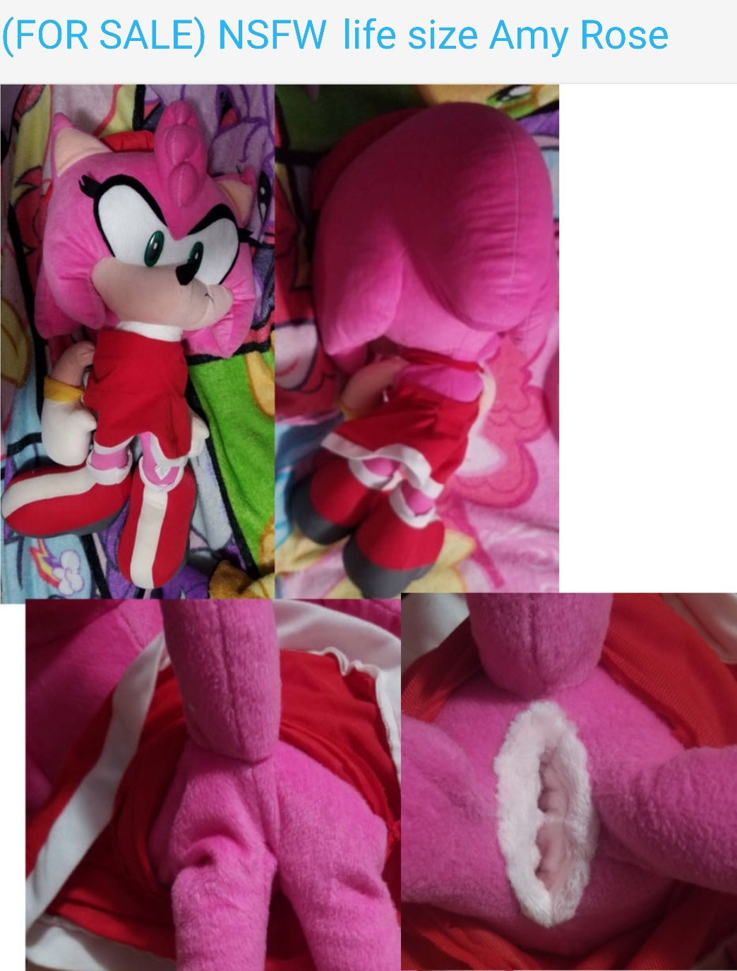 For Sale Nsfw Life Size Amy Rose By Furrysale On Deviantart