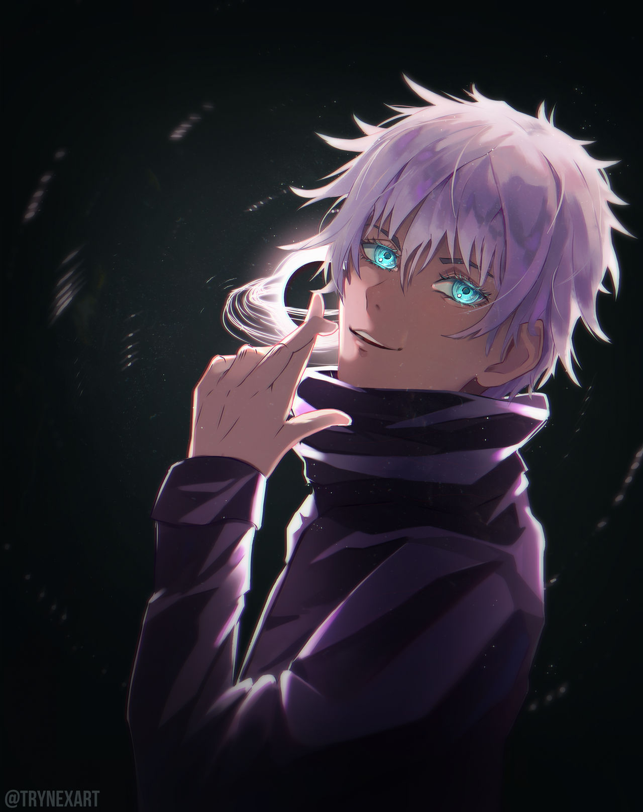 Satoru Gojo - To Hold Infinity Between Two Fingers by Trynexx on DeviantArt Satoru Gojo - To Hold Infinity Between Two Fingers by Trynexx on DeviantArt