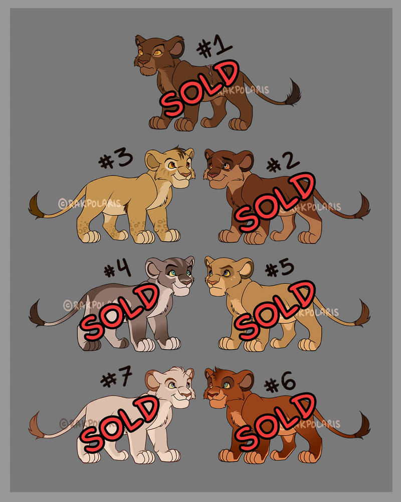 The Lion King Cub Adopts Open By Rakpolaris On Deviantart