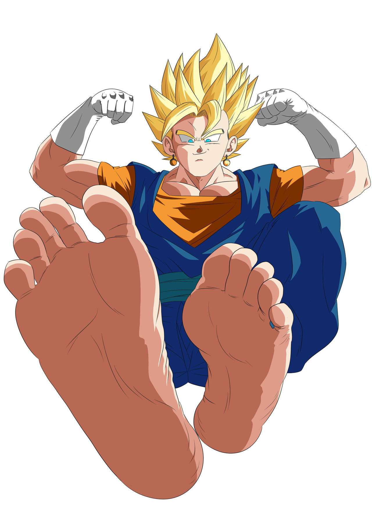 Barefoot Vegito By Footparadise On Deviantart