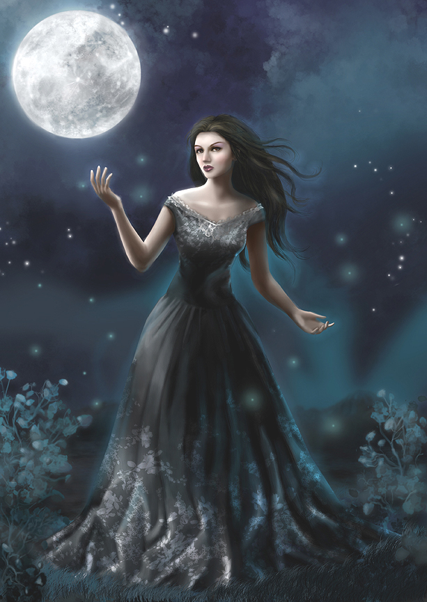 Lady in Moonlight by artrulesmyworld on DeviantArt