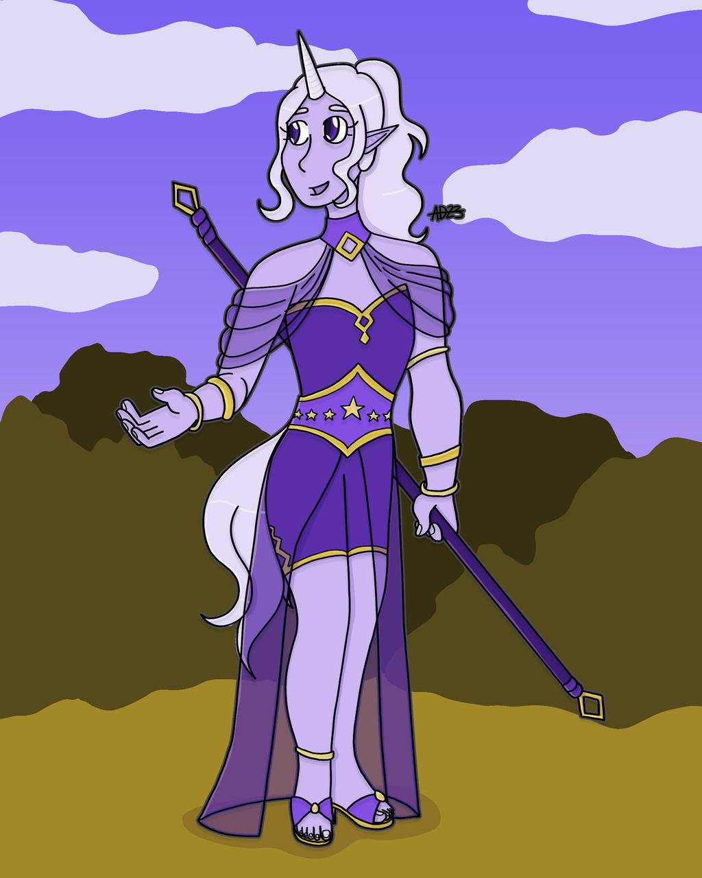 Unicorn Druid By Pinkfox9000 On Deviantart