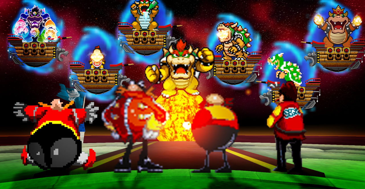 Bowser VS Dr Eggman Sprite Art by Grandbull on DeviantArt Bowser VS Dr Eggman Sprite Art by Grandbull on DeviantArt