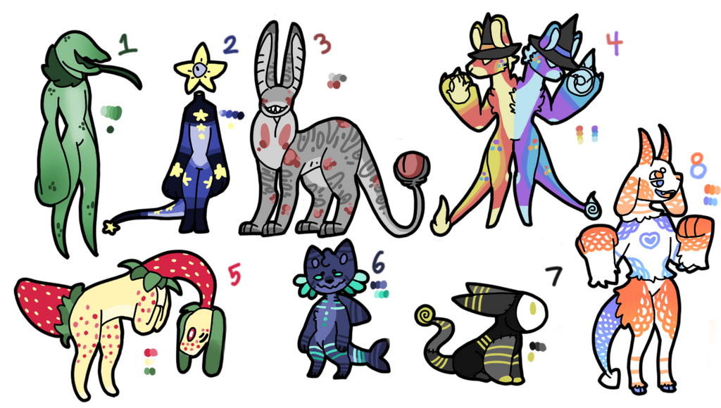 Creature adopts (5/8 open) by Sweetnfluffy-adopts on DeviantArt Creature adopts (5/8 open) by Sweetnfluffy-adopts on DeviantArt