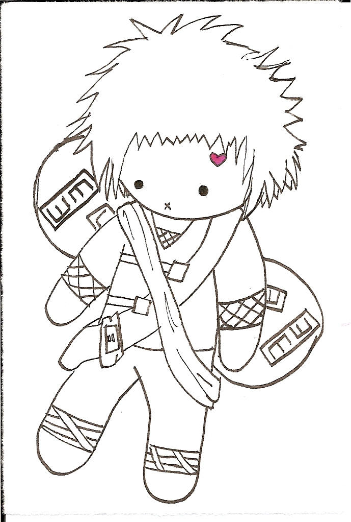 Gaara Doll Style by uribeto on DeviantArt