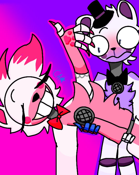 Funtime Foxy X Funtime Freddy By Cherrydoesstuffyt On Deviantart