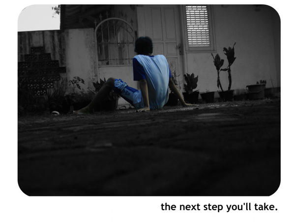 the next step you'll take. by kingmojojojo on DeviantArt