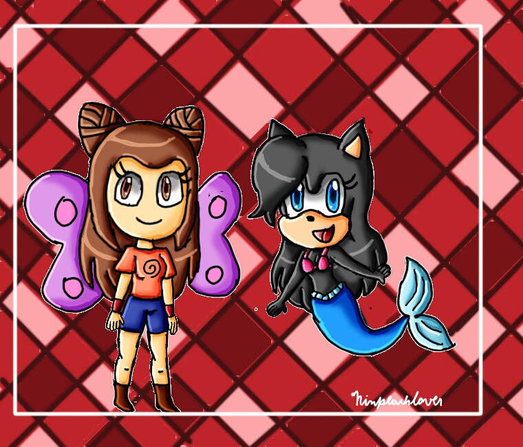 Shelly The Merhog And Strata The Seedrian By Goddessprincesslulu On Deviantart