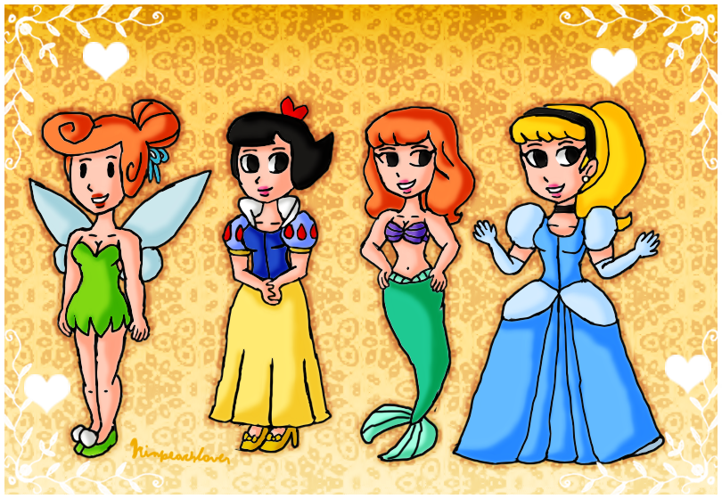 Hanna Barbera Girls As Disney Girls By Goddessprincesslulu On Deviantart