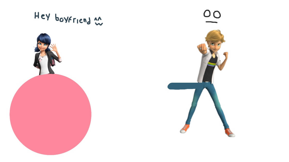 Request Marinette Flirts With Adrien By Bossman2000000 On Deviantart