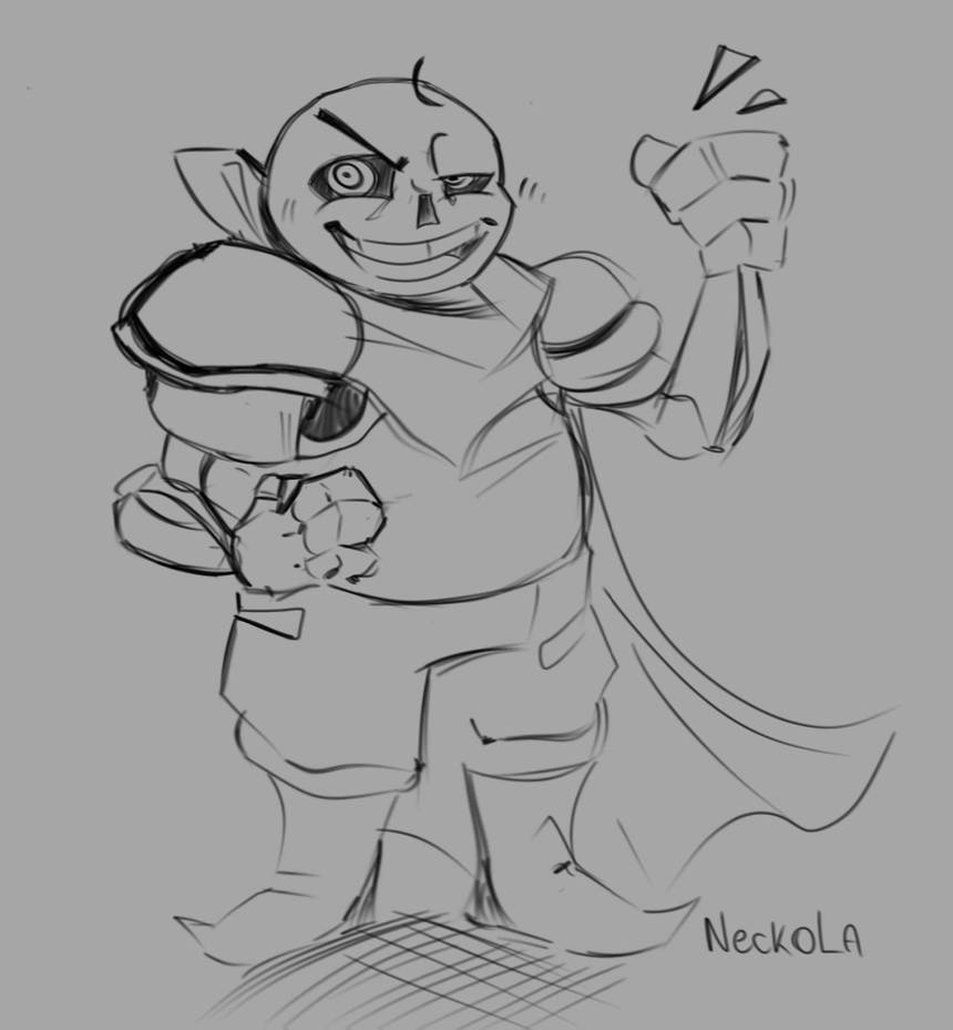 Underswap Sans By Neckolala On Deviantart