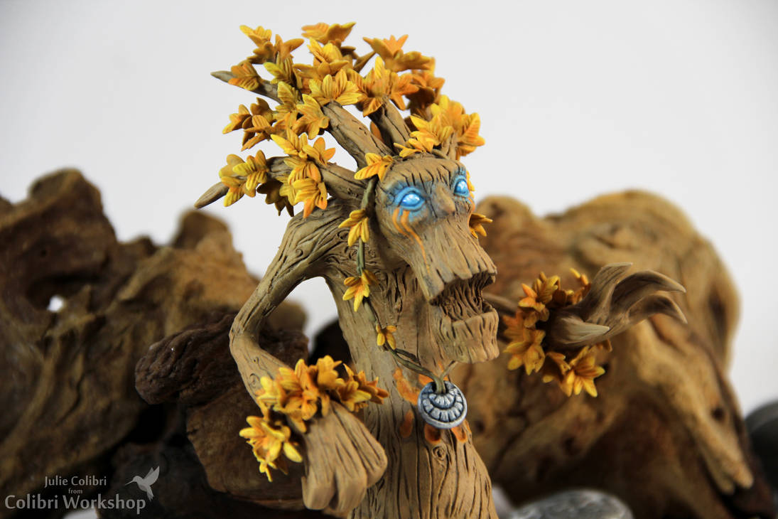 Druid Tree Form World Of Warcraft Sculpture By Colibriworkshop On