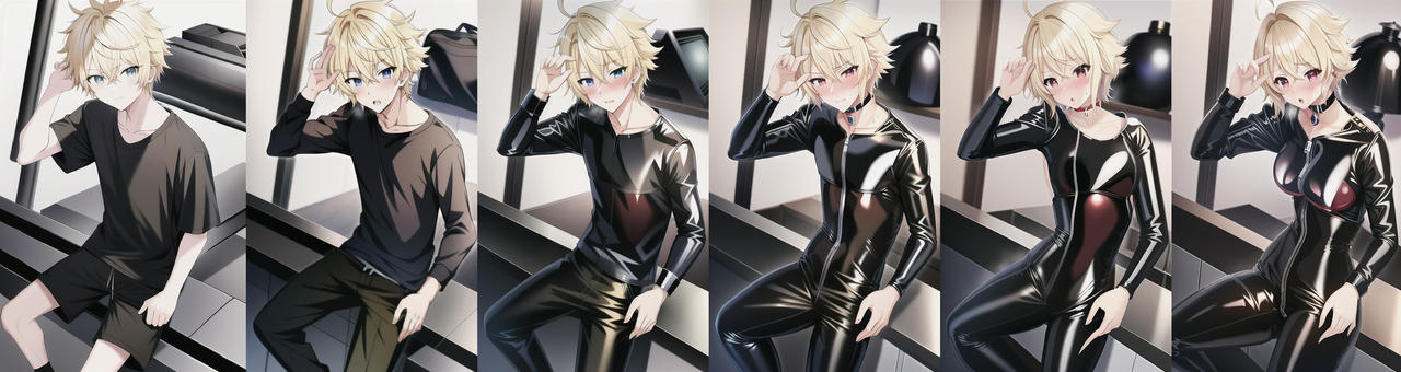 Latex Bodysuit Tg Ai Art By Vaporeon8090 On Deviantart