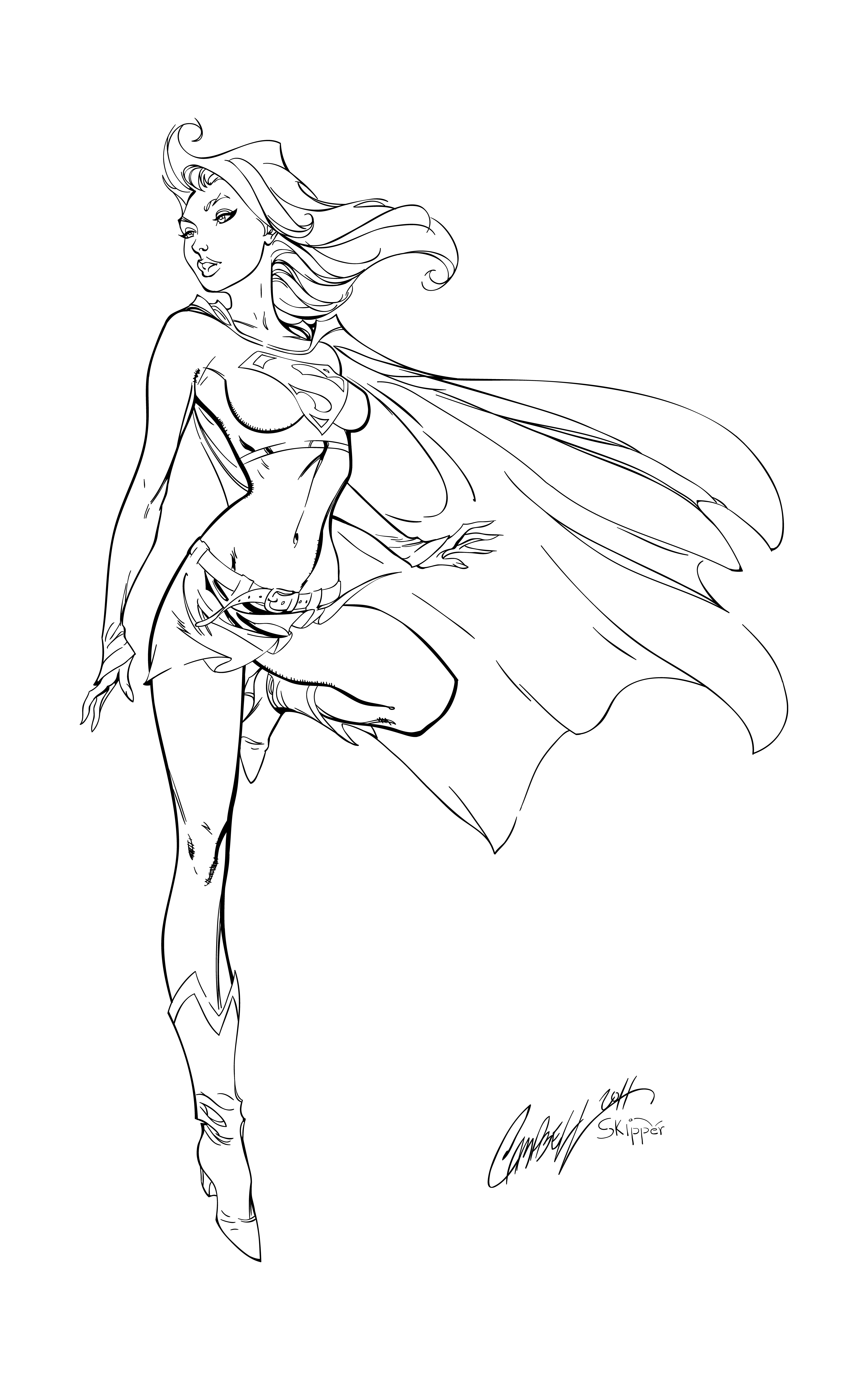 Supergirl Inks By J Skipper On Deviantart