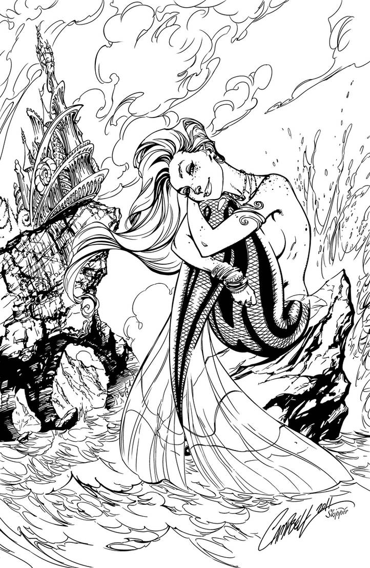 Little Mermaid Inks By J Skipper On Deviantart