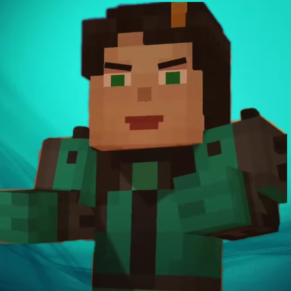 Minecraft Story Mode Jesse Girl Is Armor Blue 2022 By Gracelamson2008