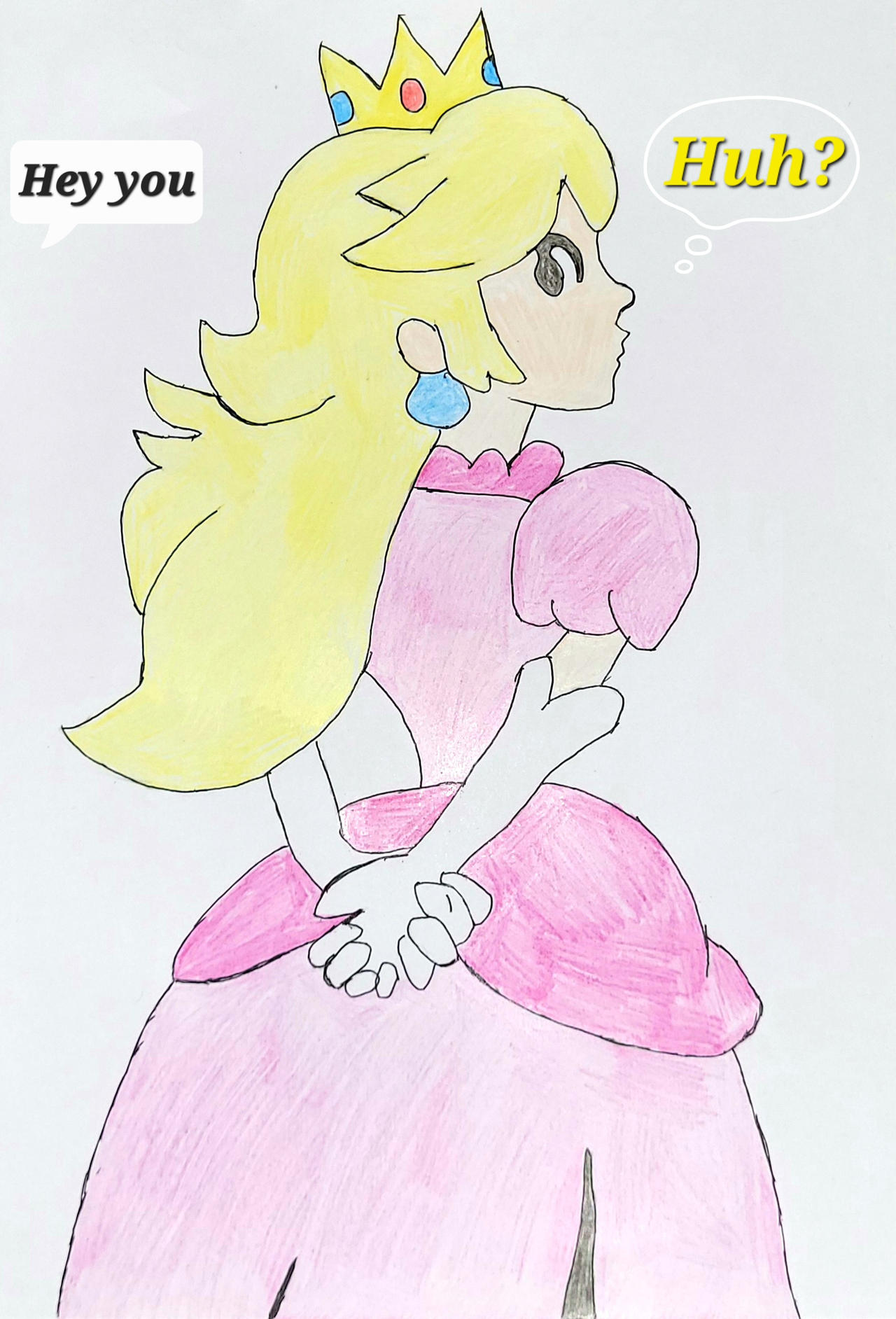 Princess Peach Body Swap Part 1 By Bodypossessor On Deviantart