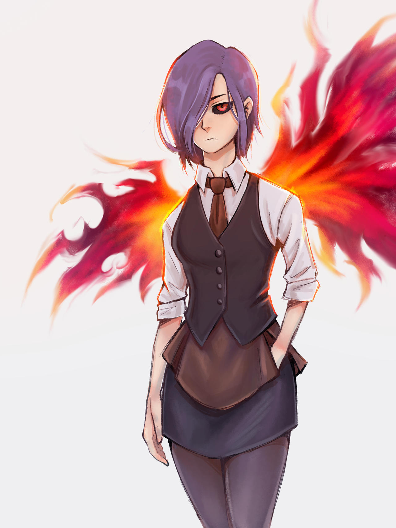 Ghoul Touka Kirishima By Joeymik On Deviantart