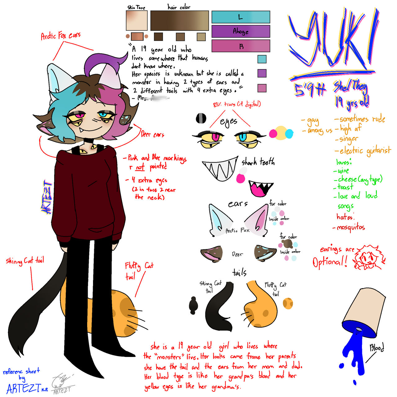 Yuki Character Sheet by wXlfgamerDRAWZ123 on DeviantArt Yuki Character Sheet by wXlfgamerDRAWZ123 on DeviantArt