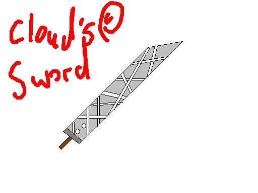 Cloud's Sword by flameboy9201 on DeviantArt