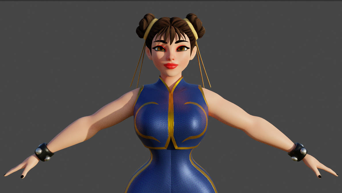 Chun Li Pose Wip By Donte15 On Deviantart