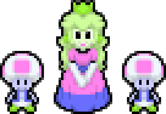 Princess Peach And The Toads By Ckarla15 On Deviantart