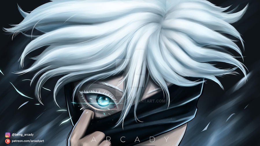Six Eyes Satoru Gojo By Arcadyarts On DeviantArt six-eyes-satoru-gojo-by-arcadyarts-on-deviantart