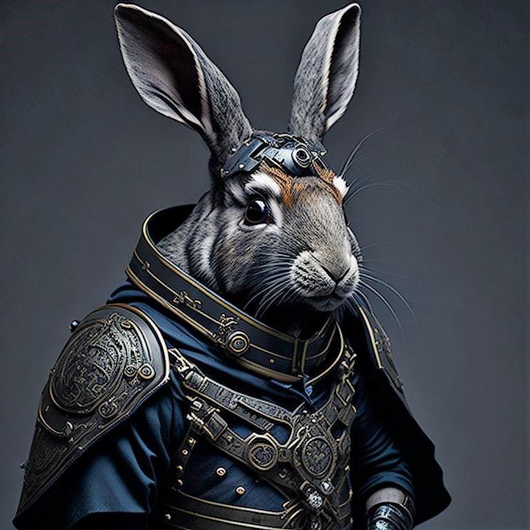 Rabbit In Armour By Normanexeter On Deviantart