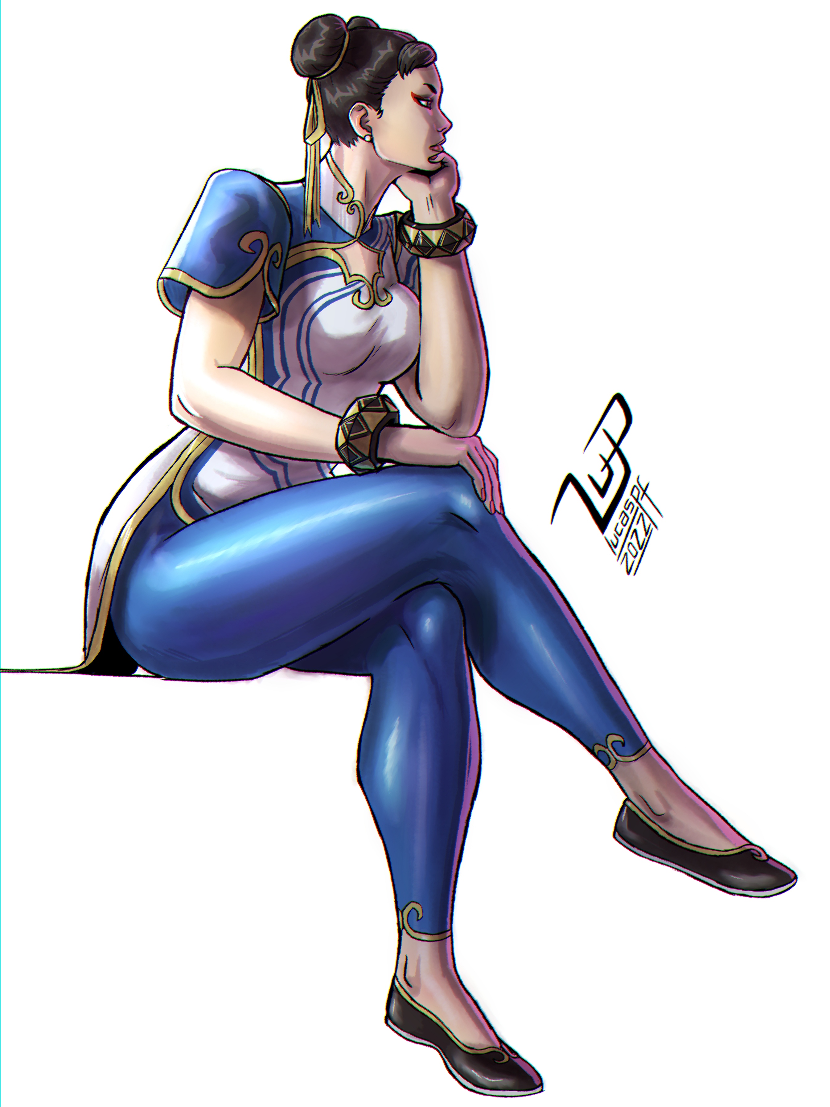 Chun Li Sf6 Pose 2 By Lucaspflp On Deviantart