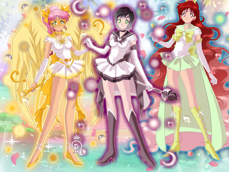 Sailor Sun Sailor Moon And Sailor Earth By Ksl100 On Deviantart