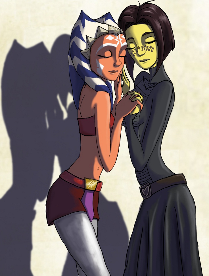Ahsoka And Barriss Bffs By Raikohillust On Deviantart